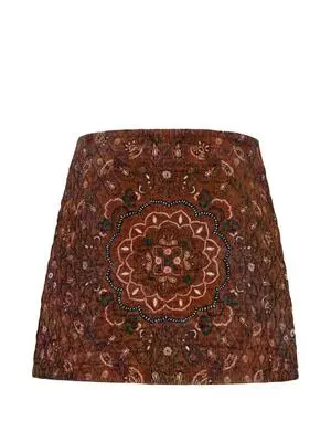 Cara Cara Bandana Print Mini Skirt