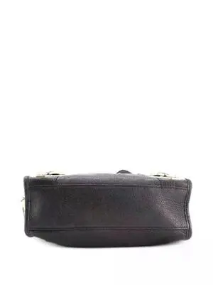 Balenciaga Classic Metallic Edge Leather Mini Satchel - Black