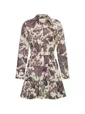 Cara Cara Eugenia Tiered Mini Shirt Dress