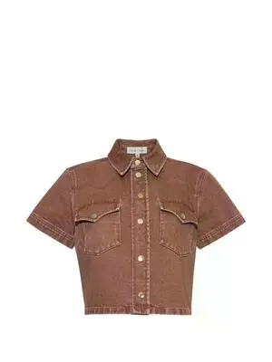 Cara Cara Paro Cropped Denim Shirt