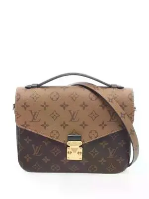 LOUIS VUITTON 2021-2026 Monogram Reverse Pochette Metis Satchel - Brown