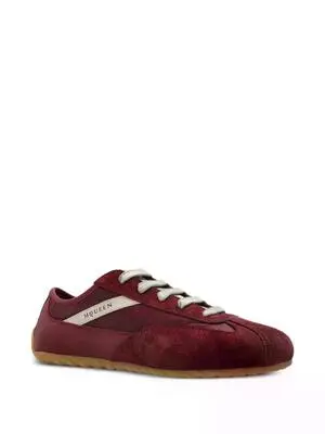 Alexander McQueen Leather Panel Sneakers - Red