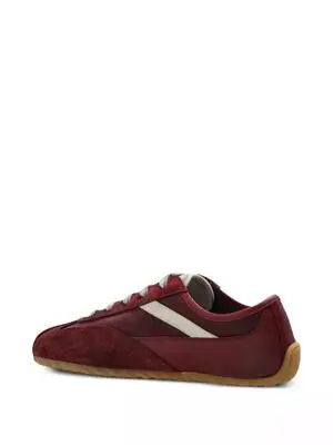 Alexander McQueen Leather Panel Sneakers - Red