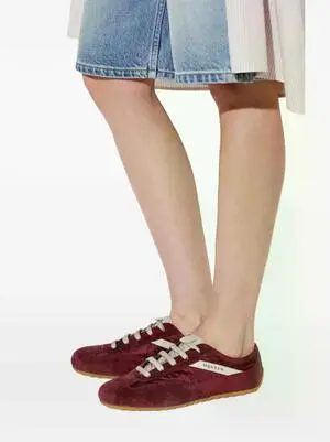 Alexander McQueen Leather Panel Sneakers - Red