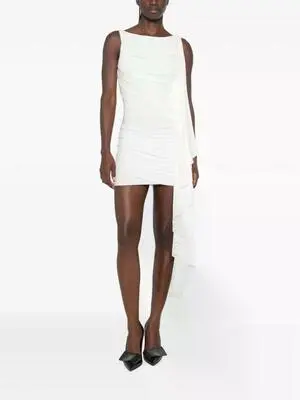 Alexander Wang Ruched Draped-detail Mini Dress
