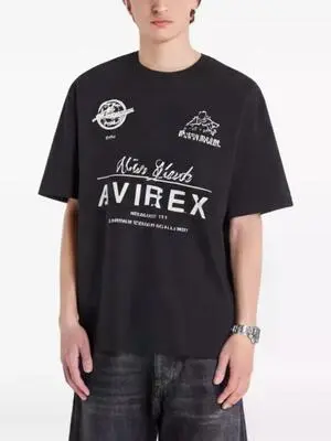 AVIREX Logo-print Cotton T-shirt