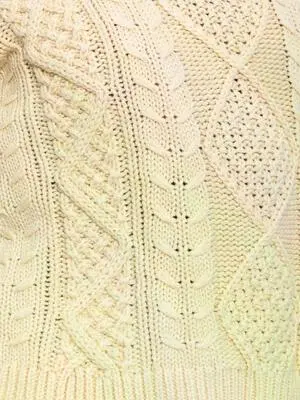 DIESEL® Cable-knit Crew Neck Sweater