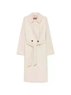 Max Mara Belted Button-fastening Coat