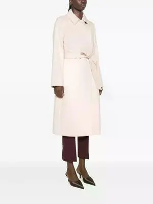 Max Mara Belted Button-fastening Coat