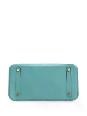 Hermès 2015 Togo Birkin Retourne 30 Handbag - Blue