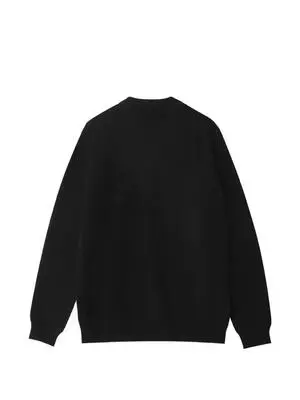 LARDINI Crew-neck Sweater - Black