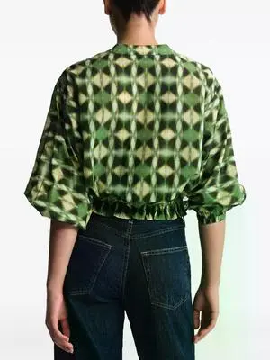 Cara Cara Geometric Print Blouse