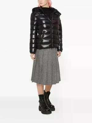Moncler Bady Short Down Jacket With Detachable Hood - Black