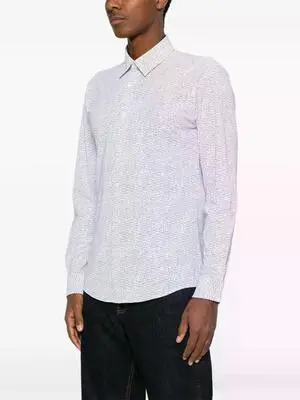 BOSS Micro-patterned Long-sleeve Shirt