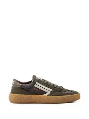 PURAAI Waxed Nylon Lace-up Sneakers