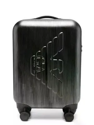 Emporio Armani Logo Embossed Suitcase - Grey
