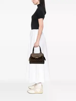 LOUIS VUITTON Damier Ebene Knightsbridge Handbag - Brown