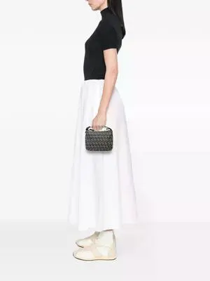 Fendi 1990-2000 Zucchino Canvas Handbag - Grey