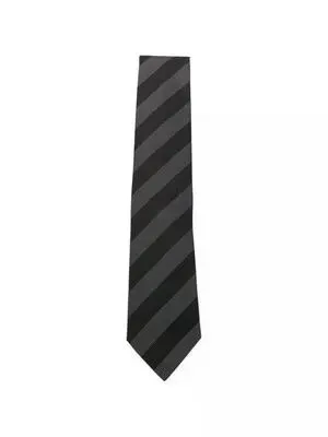 BOSS Striped Tie - Black
