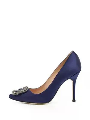 Manolo Blahnik Embellished Stiletto Pumps