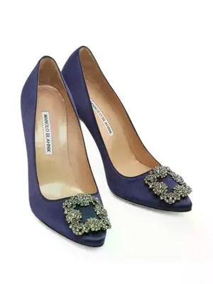 Manolo Blahnik Embellished Stiletto Pumps