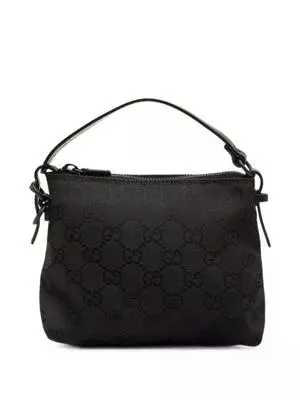 Gucci Gg Canvas Handbag - Black