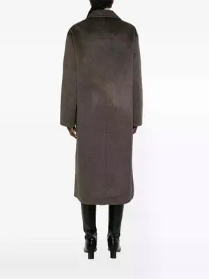 THE DYNAMIS STUDIO Double-breasted Peak-lapel Coat