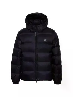 Calvin Klein Hooded Padded Jacket With Logo Detail