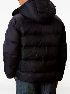 Calvin Klein Hooded Padded Jacket With Logo Detail