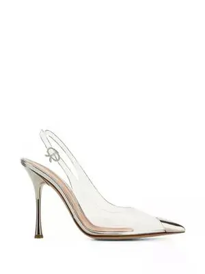 GIANVITO ROSSI Transparent Pvc Diana Pumps - White