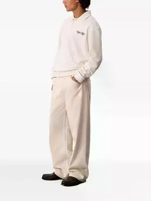 Calvin Klein Logo-embroidered Polo Sweater