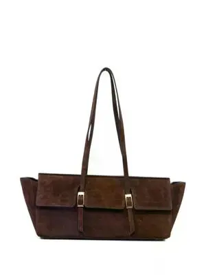 ELLEME Large Le Bateau Buckle-detail Shoulder Bag - Brown