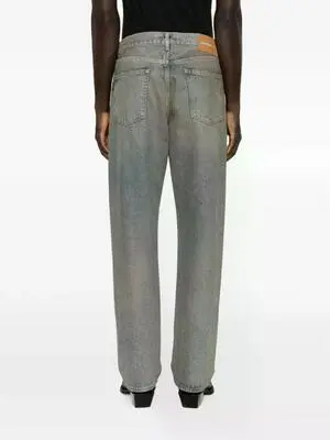 HAIKURE Faded-effect Logo-patch Jeans