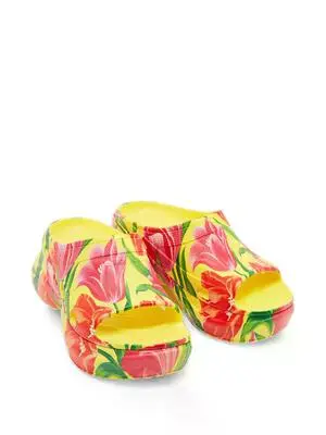 Bottega Veneta Tulip Platform Slides