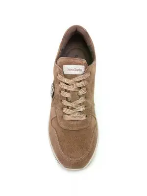 NEROGIARDINI Logo Plaque Platform Sneakers