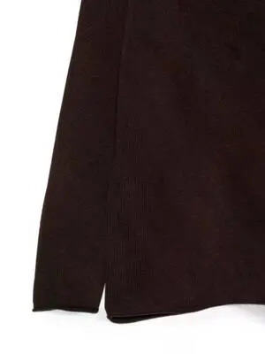 Alpha Studio Roll-neck Drop-shoulder Knit