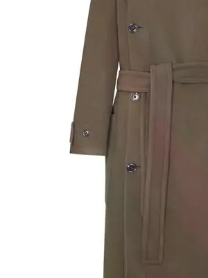 LEMAIRE Double-breasted Wool Wrap Coat