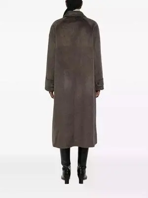 THE DYNAMIS STUDIO Single-breasted Wool-blend Coat