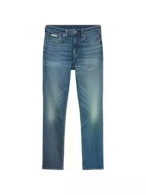 Calvin Klein Distressed Slim-fit Jeans - Blue