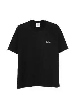 Vetements Slogan-print T-shirt - Black