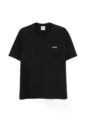 Vetements Slogan-print T-shirt - Black