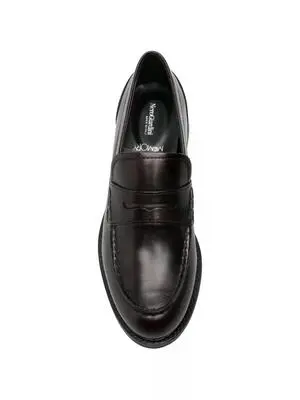 NEROGIARDINI Penny-slot Almond-toe Loafers