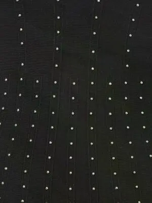 Sandro Embellished Flared Mini Dress