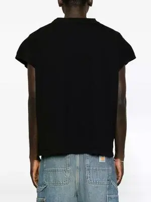 Rhude Logo-embroidered Cap-sleeve T-shirt