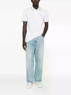 BOSS Logo-embroidered Polo Shirt