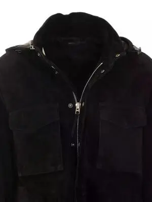 TOM FORD Hooded Suede Jacket