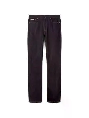 Calvin Klein Logo-patch Straight-leg Jeans