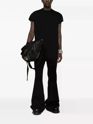 Rick Owens Bloan Contrast-stitch Raw-hem Bootcut Jeans