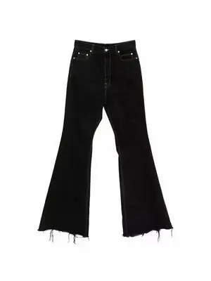 Rick Owens Raw Edge Hem Jeans For Men