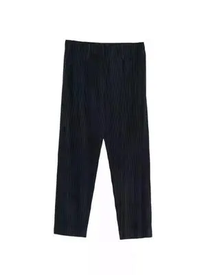 Issey Miyake Plissé Effect Straight-leg Trousers